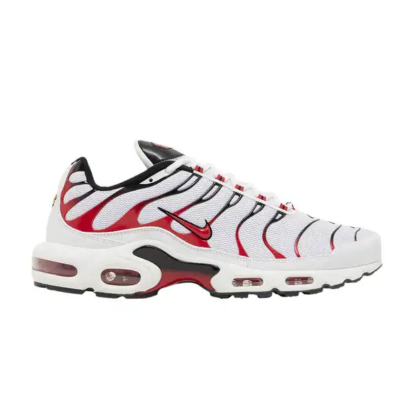supreme nike air max plus white red