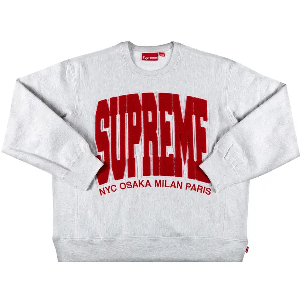 Supreme Cities Arc Crewneck - Grey