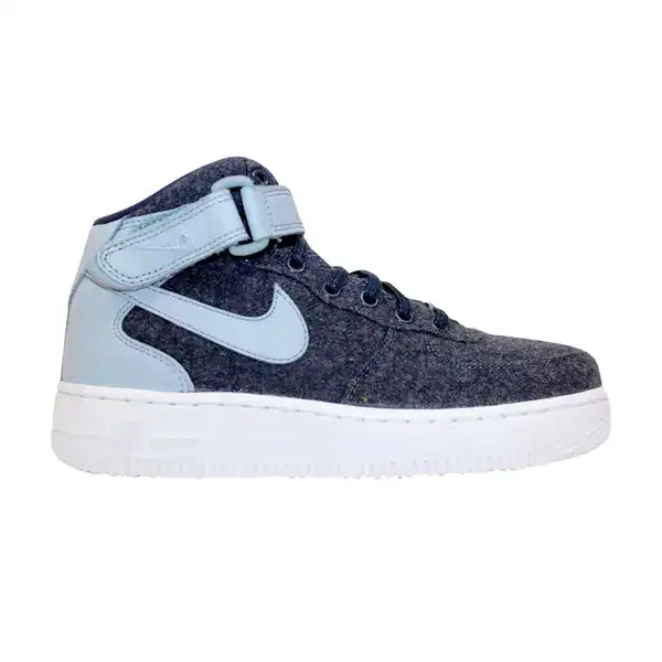 Nike Wmns Air Force 1 '07 Mid Prm 'midnight Navy - Blue | Editorialist