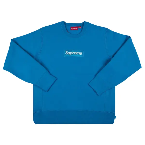 Supreme Box Logo Crewneck - Blue