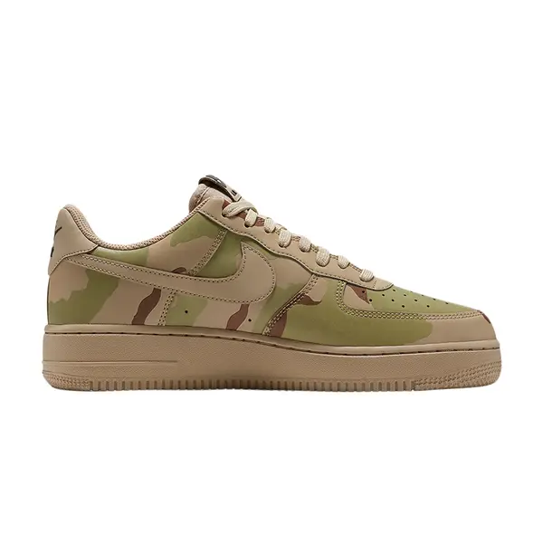Nike Force 1 Low '07 Lv8 'reflective Desert Camo' Sneakers - Tan