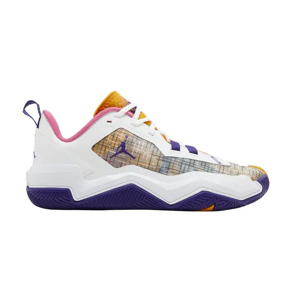 JORDAN One Take 'lakers' Sneakers - White