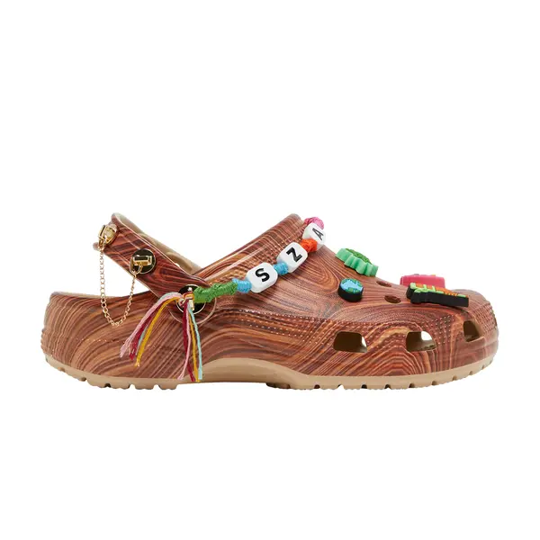 CROCS Sza X Classic Clog 'woodgrain
