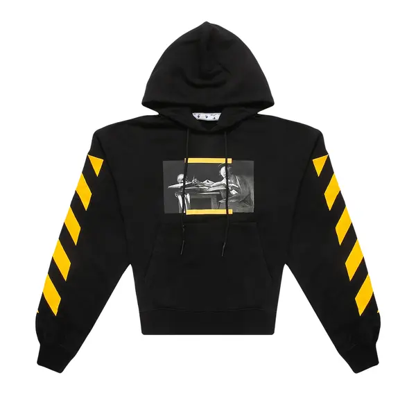 Off-White Caravaggio Painting Over Hoodie - Black