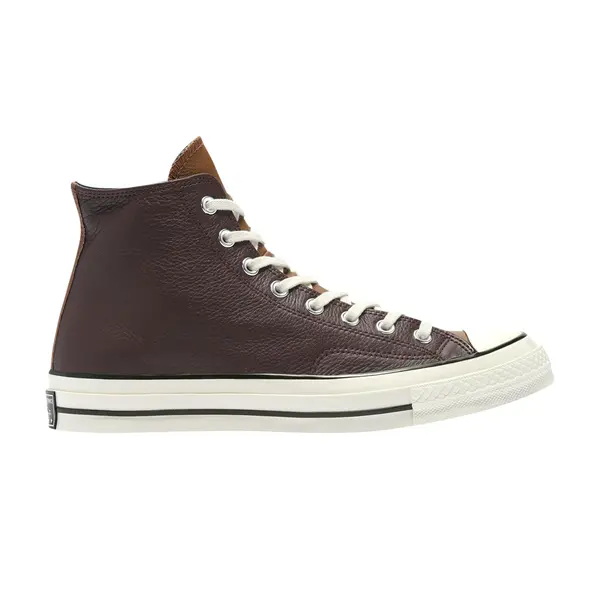 CONVERSE Chuck 70 Leather High Top Sneakers - Brown