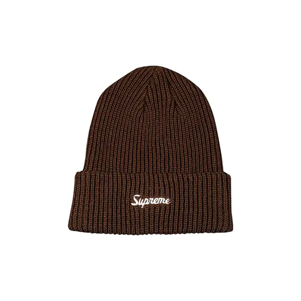 Supreme Loose Gauge Beanie - Brown