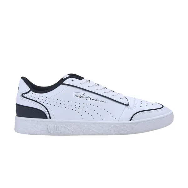 PUMA Ralph Sampson Low Perforated Outline Sneakers - White