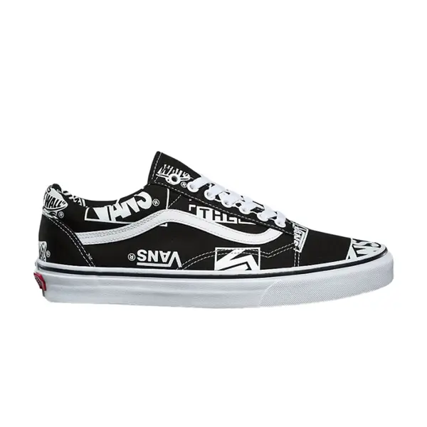 VANS Old Skool 'logo Mix' Sneaker - Black