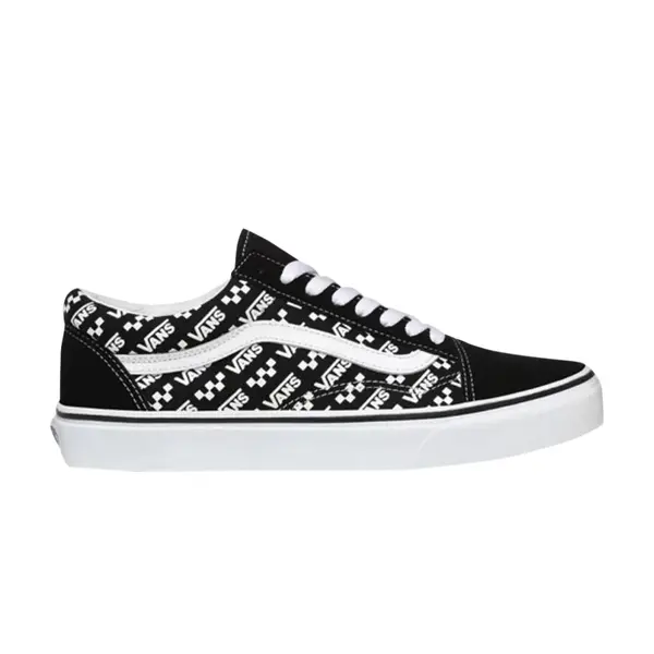 VANS Old Skool Logo Repeat Sneakers - Black