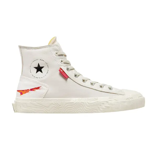 CONVERSE Chuck Taylor All Star High 'tear Away' Sneaker - Cream