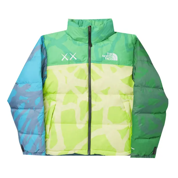 The North Face X Kaws Retro 1996 Nuptse Jacket - Green