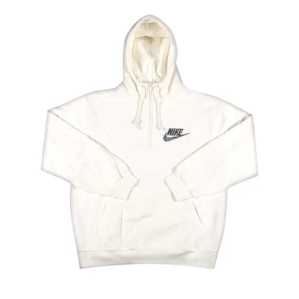 Supreme X Nike Half Zip Hooded Sweatshirt - White