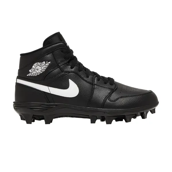 JORDAN 1 Mid Td Cleat - Black