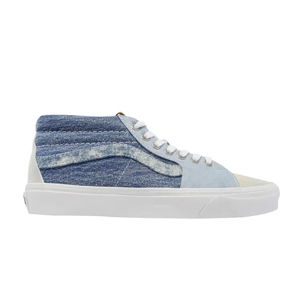VANS Sk8-mid 'washed Denim' Sneakers - Blue