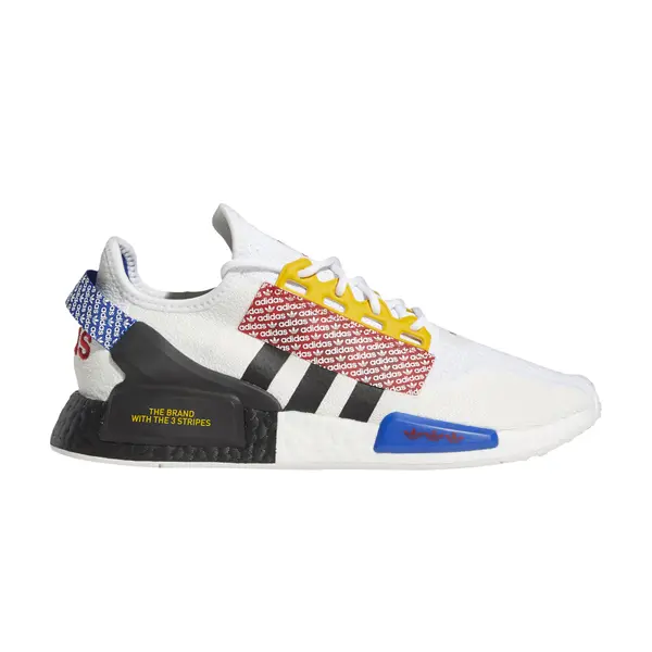 Adidas Nmd_r1 V2 Logo Print Sneakers - White