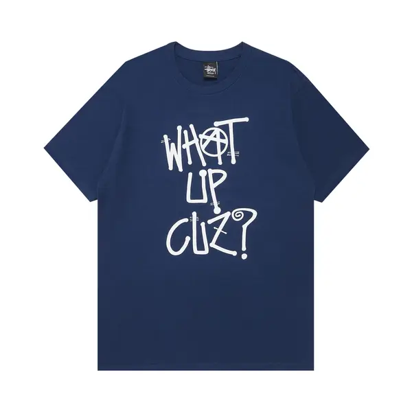 StÜssy What Up Cuz? Tee - Blue
