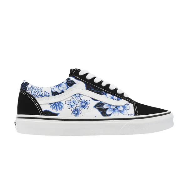 VANS Old Skool Floral Sneakers - Blue