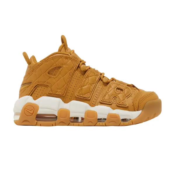 Nike More Uptempo 'quilted Wheat' Sneakers