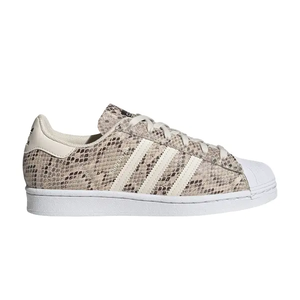 Adidas Superstar Snakeskin Sneakers - Tan