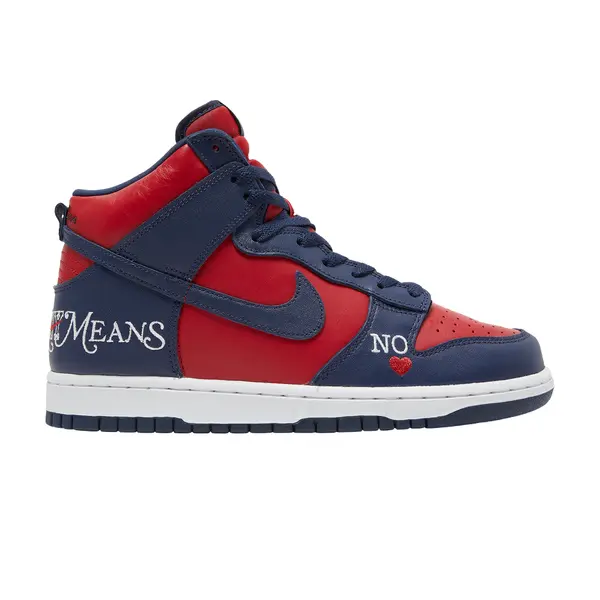 Nike Supreme X Dunk High Sb Sneakers - Red