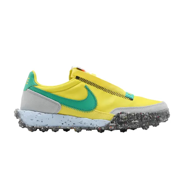 Nike Waffle Racer Crater Sneakers - Yellow