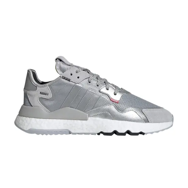 Adidas Nite Jogger Metallic Sneakers - Silver