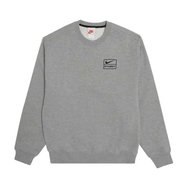 Nike X Stussy Nrg Br Crew Fleece - Grey