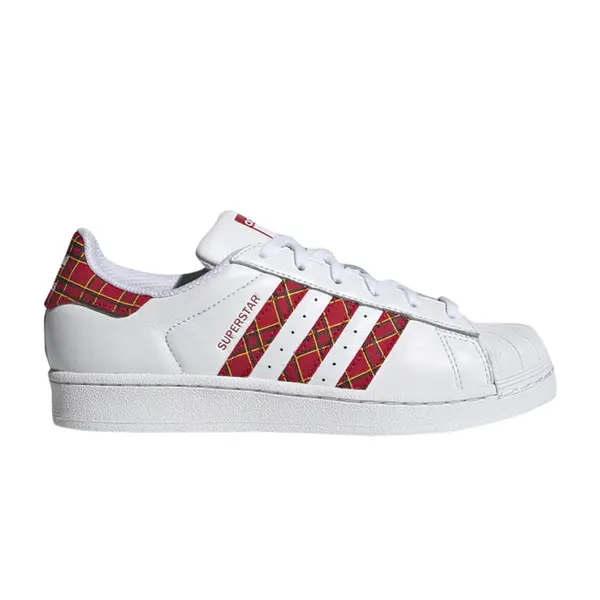 Adidas Superstar Plaid Sneakers