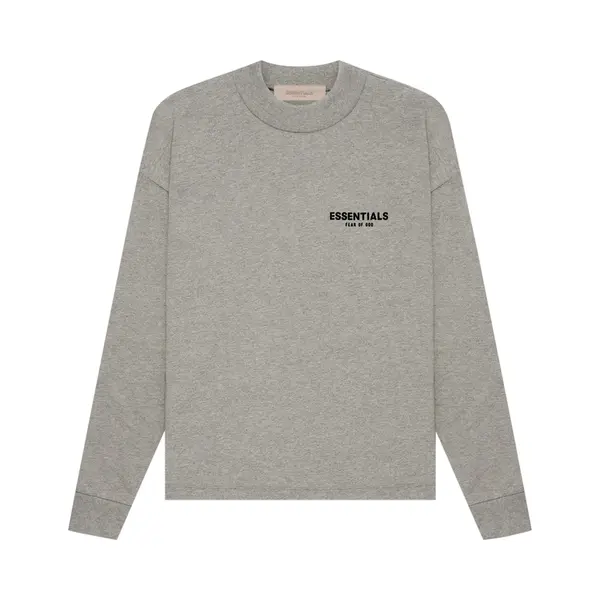 Fear Of God Long-sleeve Tee 'dark Oatmeal - Grey
