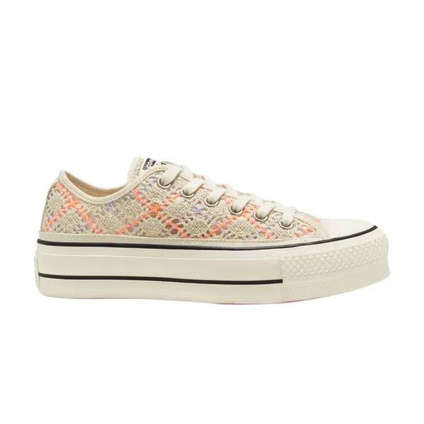 CONVERSE Chuck Taylor All Star Low 'boho Crochet' Sneaker - Tan