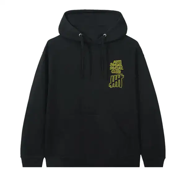 Anti Social Social Club X Undefeated Hoodie Black Editorialist