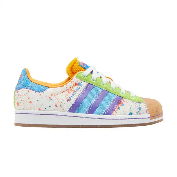 adidas gazelle silver green womens Adidas SUPERSTAR PAINT SPLATTER main image 0