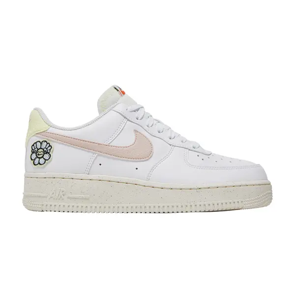 Nike Force 1 '07 Se 'flower Power' Sneakers - White