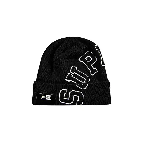Supreme X New Era Big Arc Beanie - Black | Editorialist