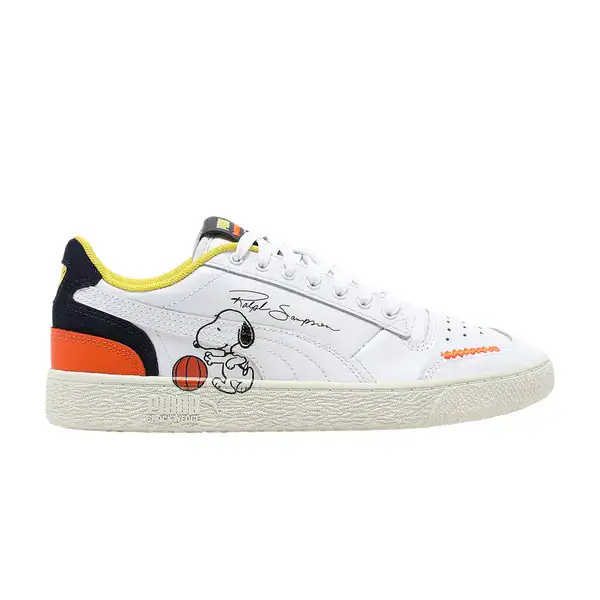 Puma Peanuts X Ralph Sampson 'Snoopy' Sneakers White Editorialist
