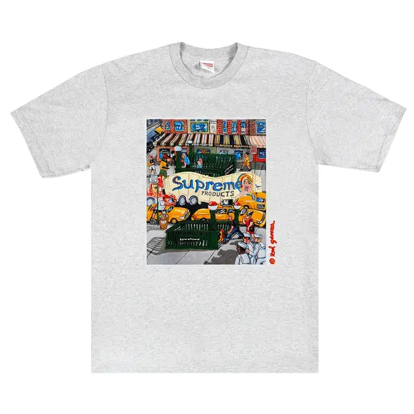 Supreme Manhattan Tee 'ash - Grey
