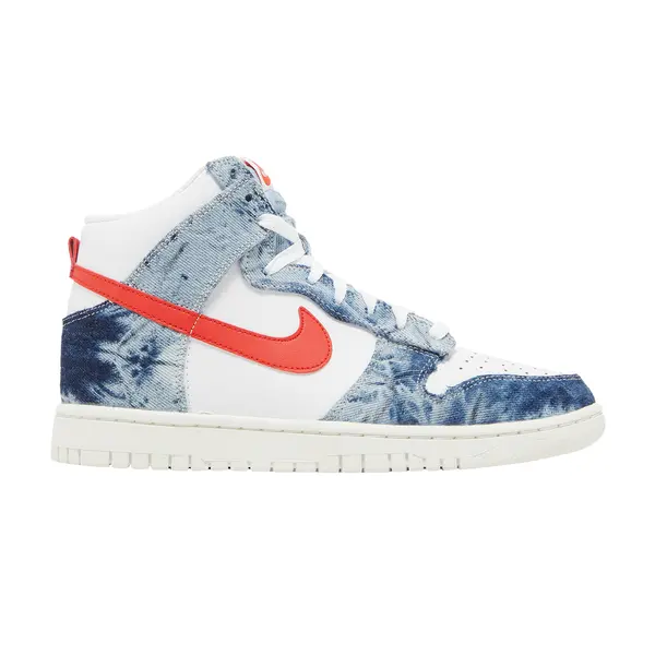 Nike Dunk High 'washed Denim' Sneakers - Blue