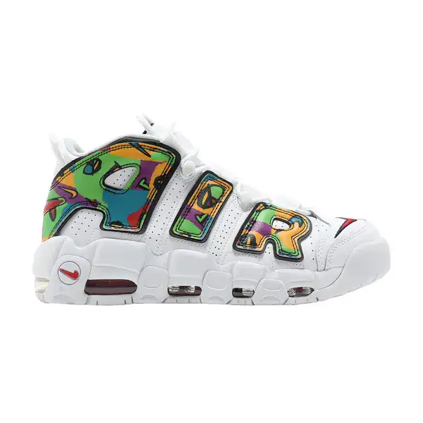 Nike Air More Uptempo 'Peace, Love, Basketball White Editorialist