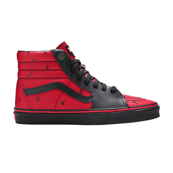 VANS X Marvel Sk8-hi 'deadpool' Sneakers - Red