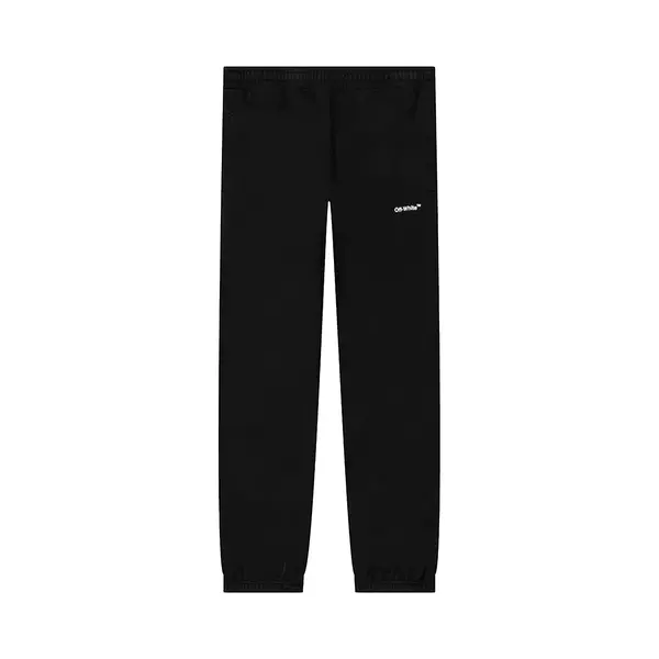 Off-White Wave Diag Slim Sweatpant /white - Black