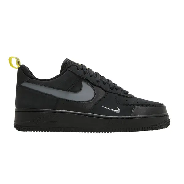 Nike Air Force 1 Low 'cut Out Swoosh' Sneakers - Black