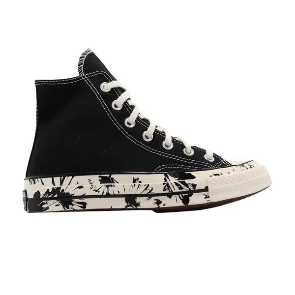 CONVERSE Chuck 70 High Hybrid Floral Sneakers - Black