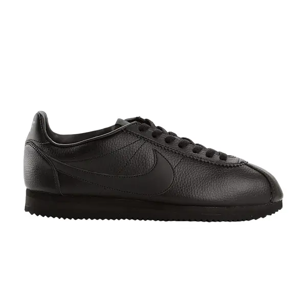 Nike Classic Cortez Leather Sneakers - Black