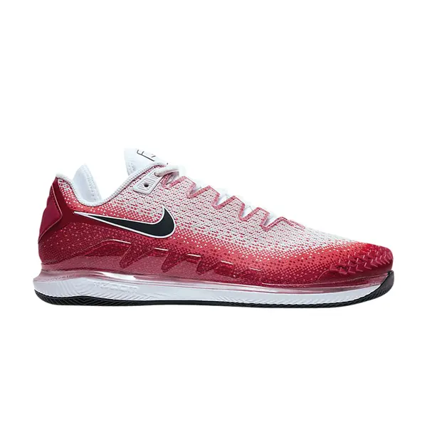 nikecourt air zoom vapor x knit red