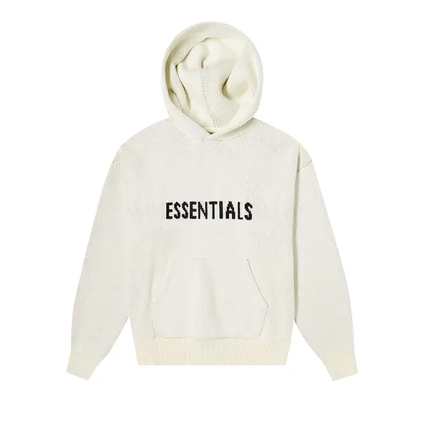 Fear Of God Knit Hoodie - Cream