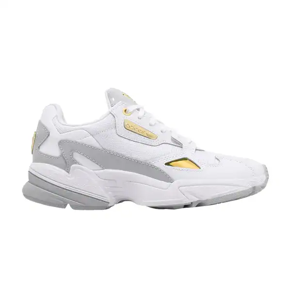 Adidas Wmns Falcon ' Gold Metallic - White | Editorialist