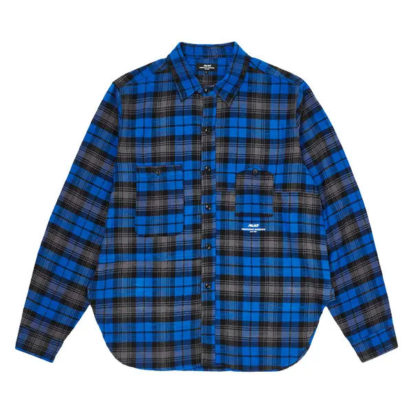 PALACE X Engineered Garments Panel Check Work Shirt