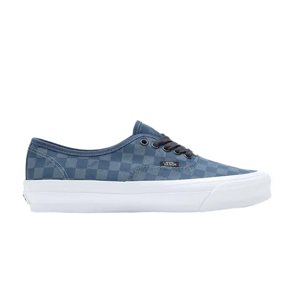 VANS Og Authentic Lx Checkerboard Sneakers - Blue