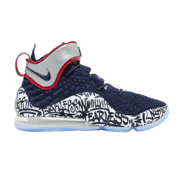 Nike Lebron 17 'lebron Cold Graffiti' Sneakers - Blue