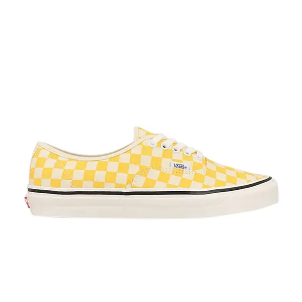 VANS Authentic 44 Dx 'anaheim Factory Checker' Sneakers - Yellow